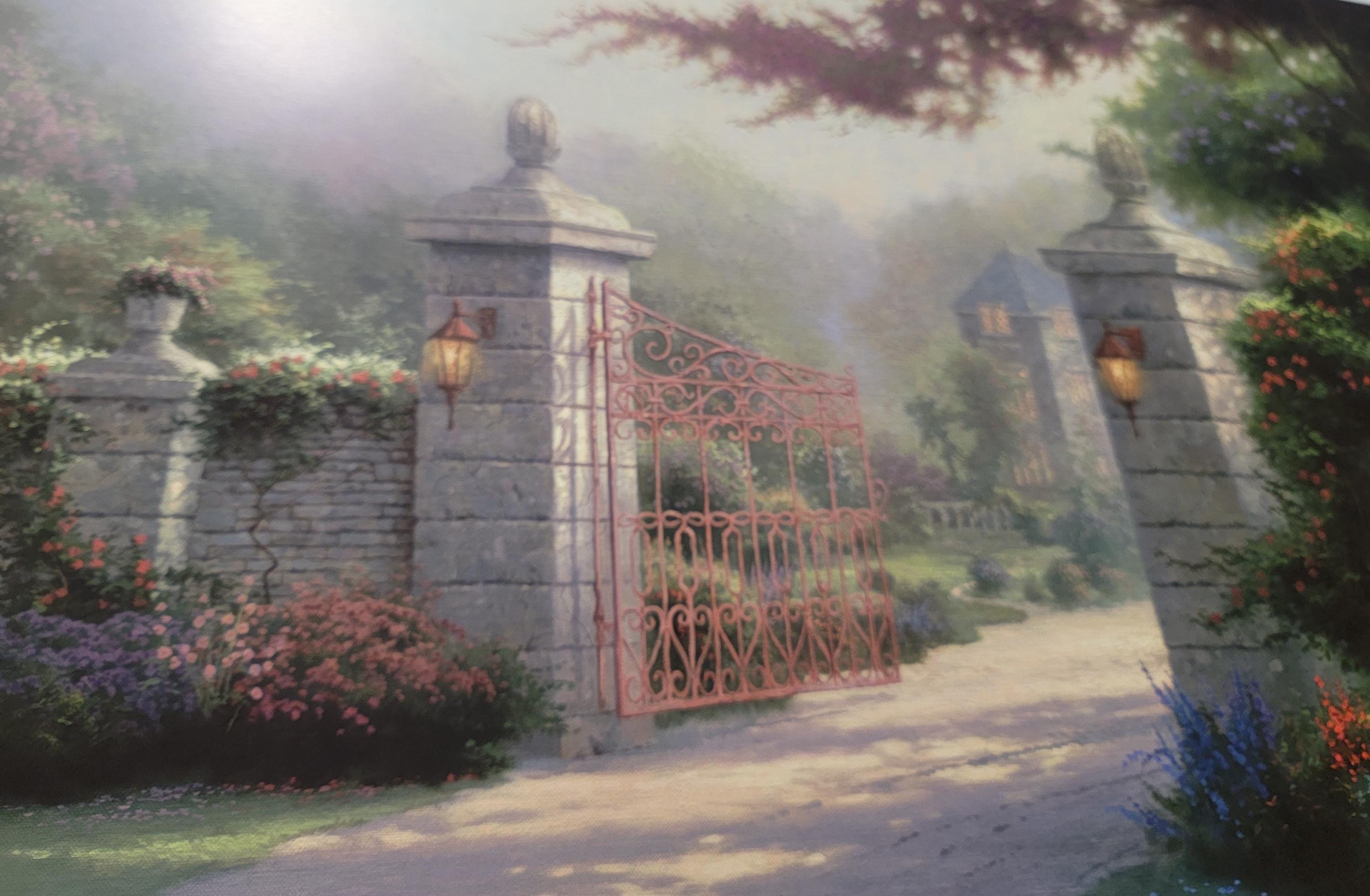 Summer Gate ( Small ) by Thomas Kinkade Unframed Lithograph - Etsy