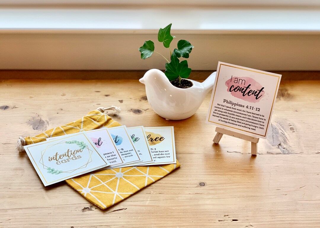 Intention Cards - Etsy