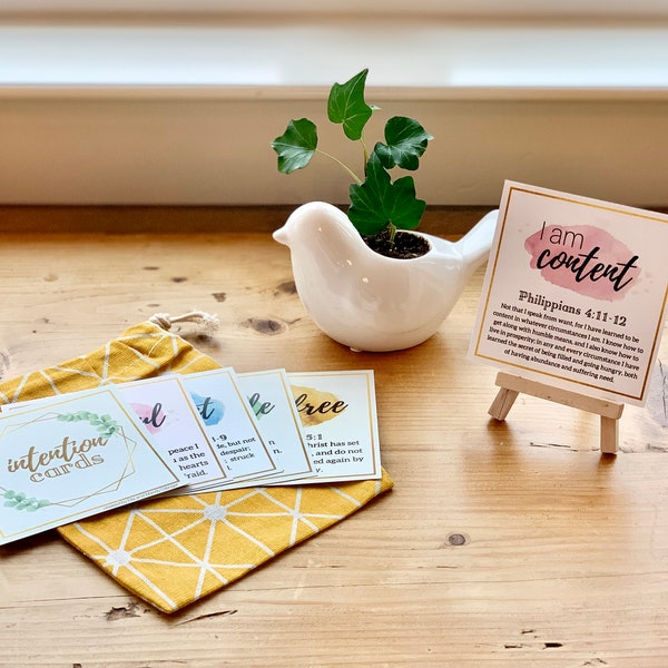 Intention Cards - Etsy