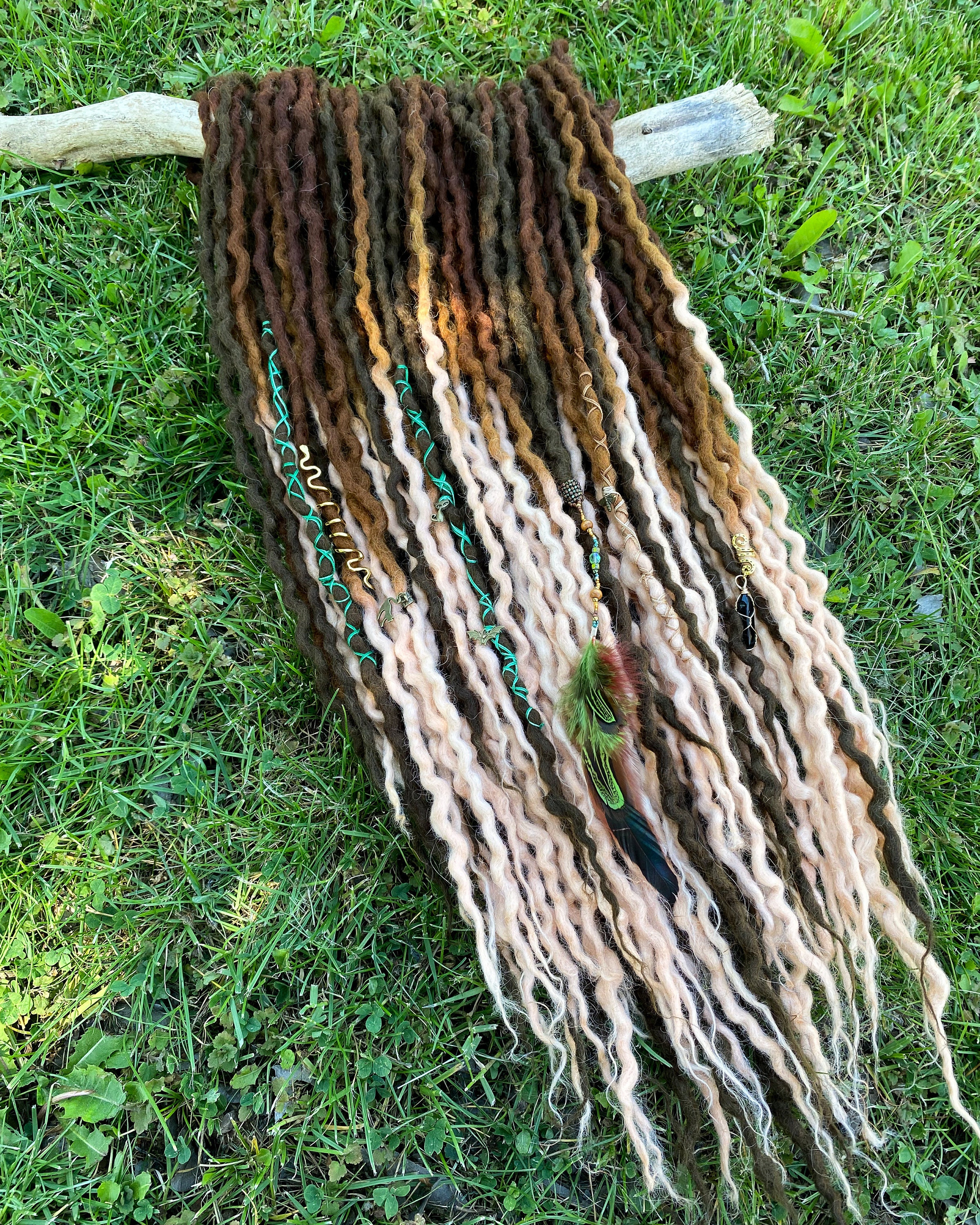Custom Wavy Wool Dreads - Etsy