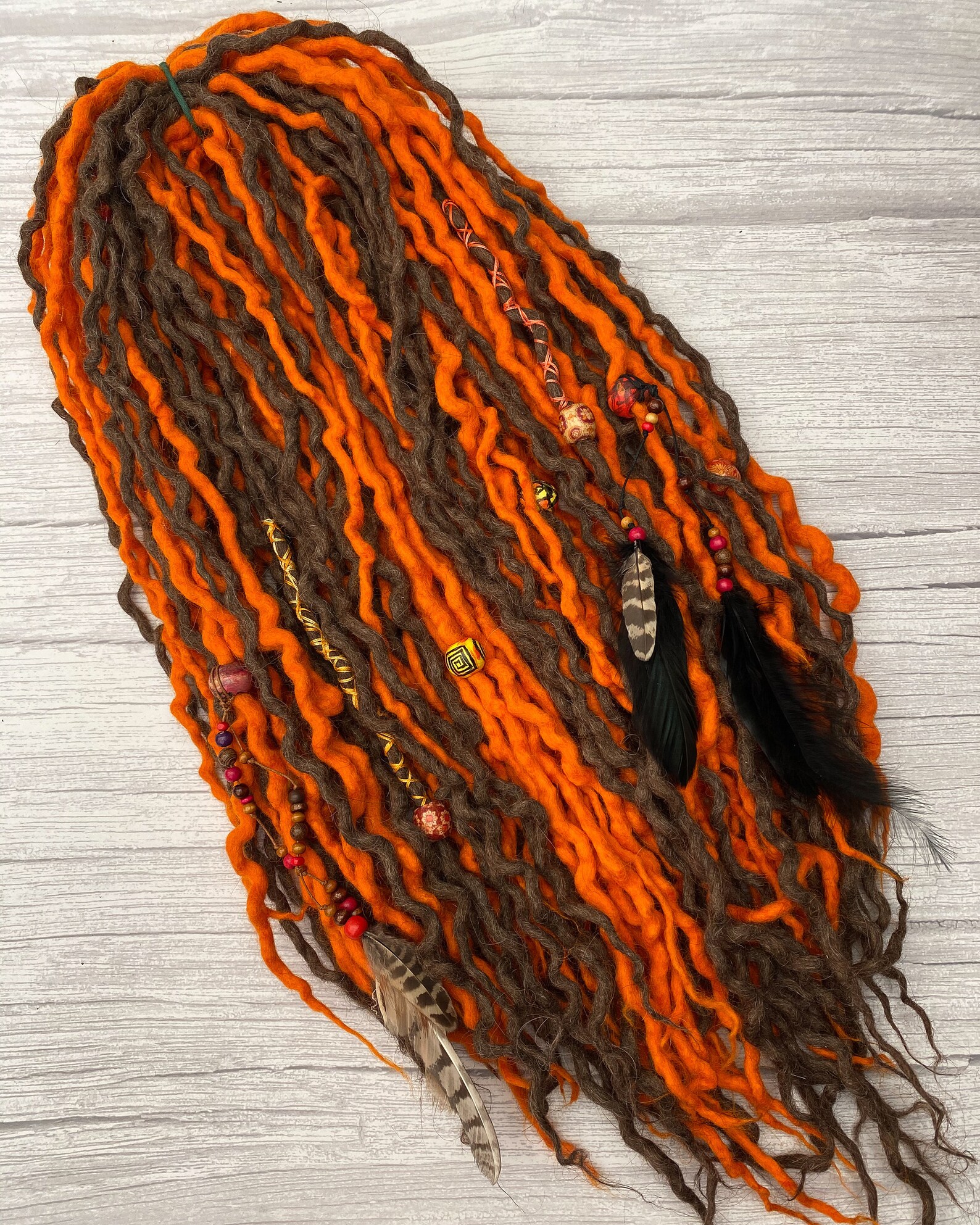 Custom Wavy Wool Dreads - Etsy