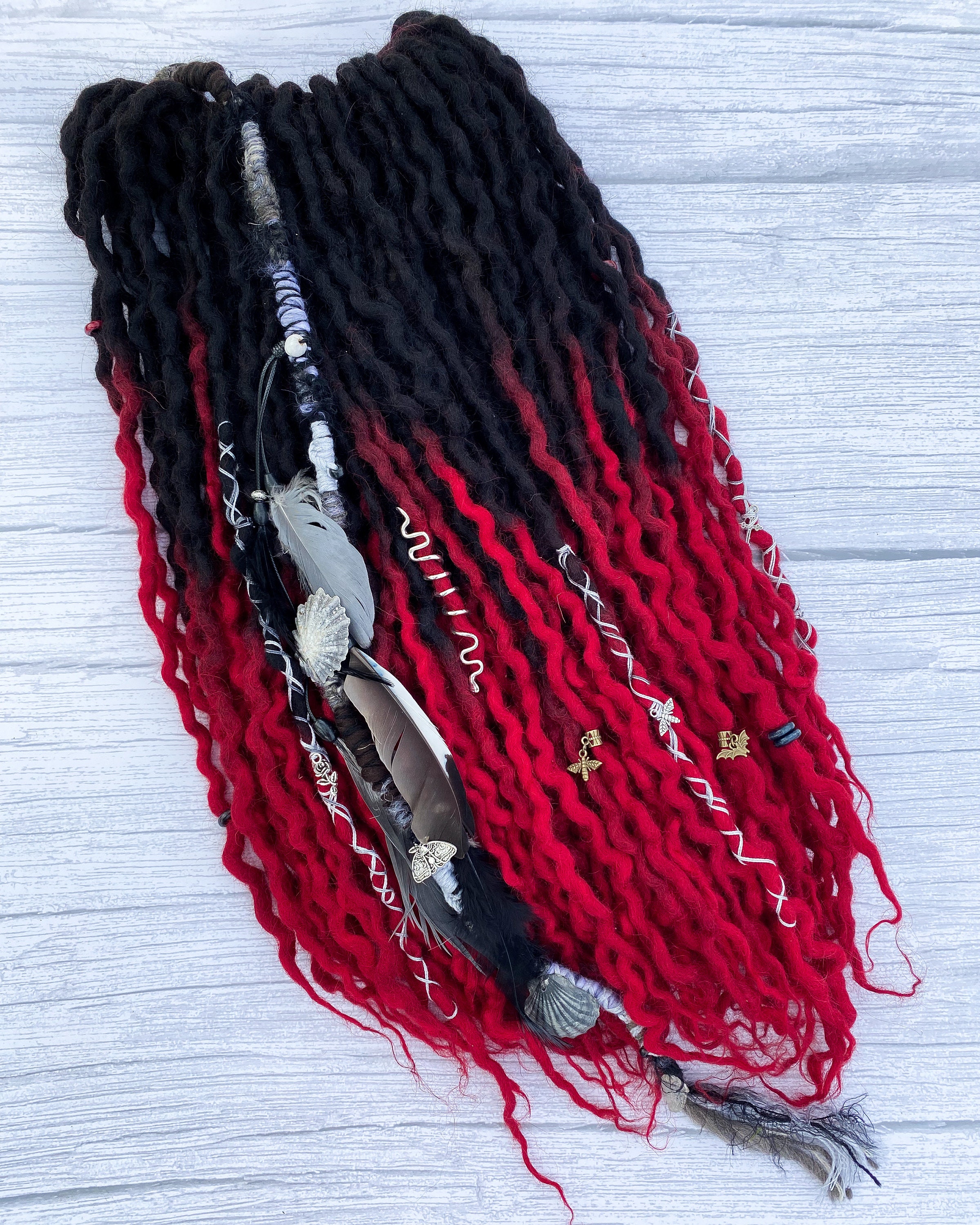 Custom Wavy Wool Dreads - Etsy