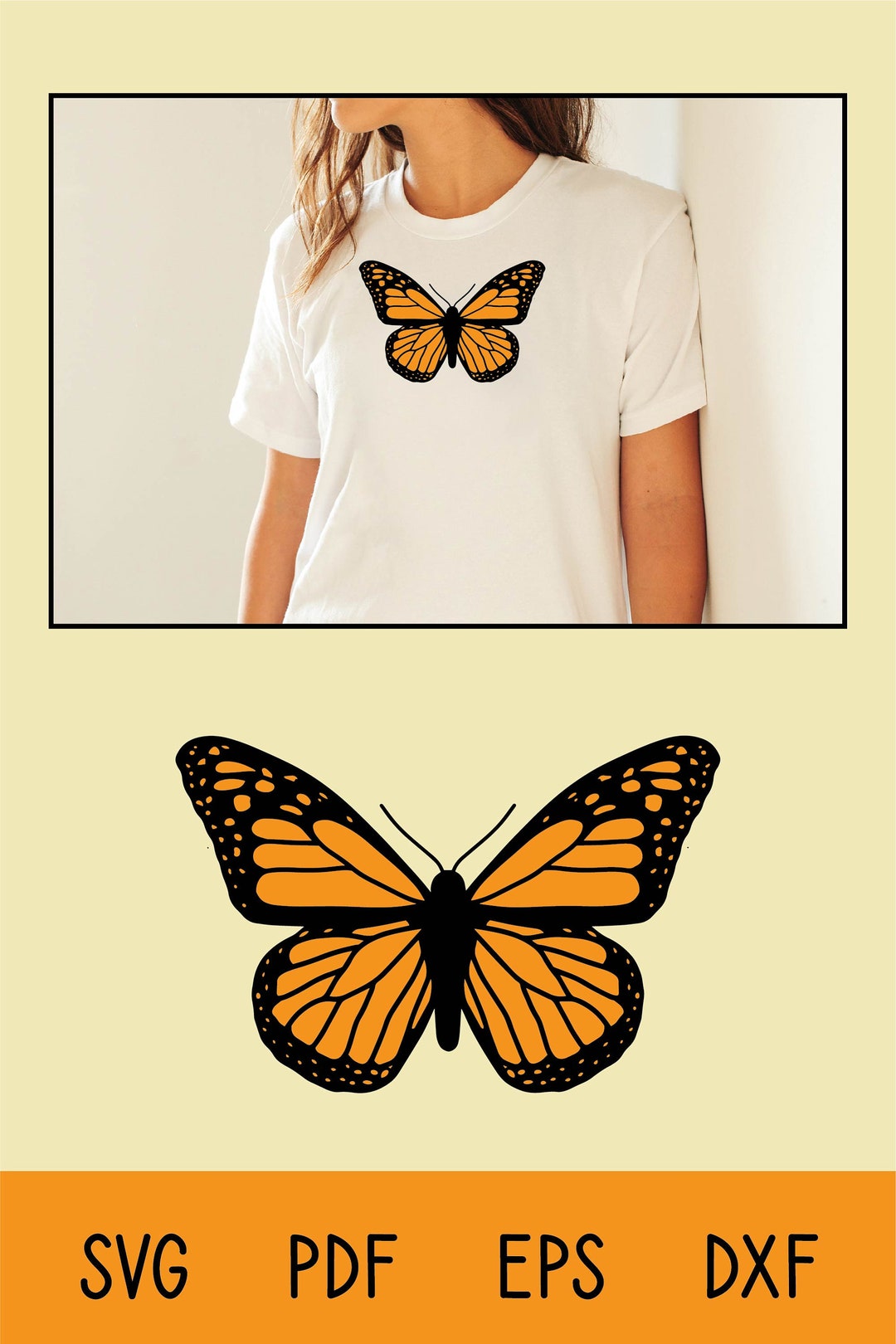 Butterfly SVG | Digital Download | Spring Cut File | Vector Graphic - Etsy