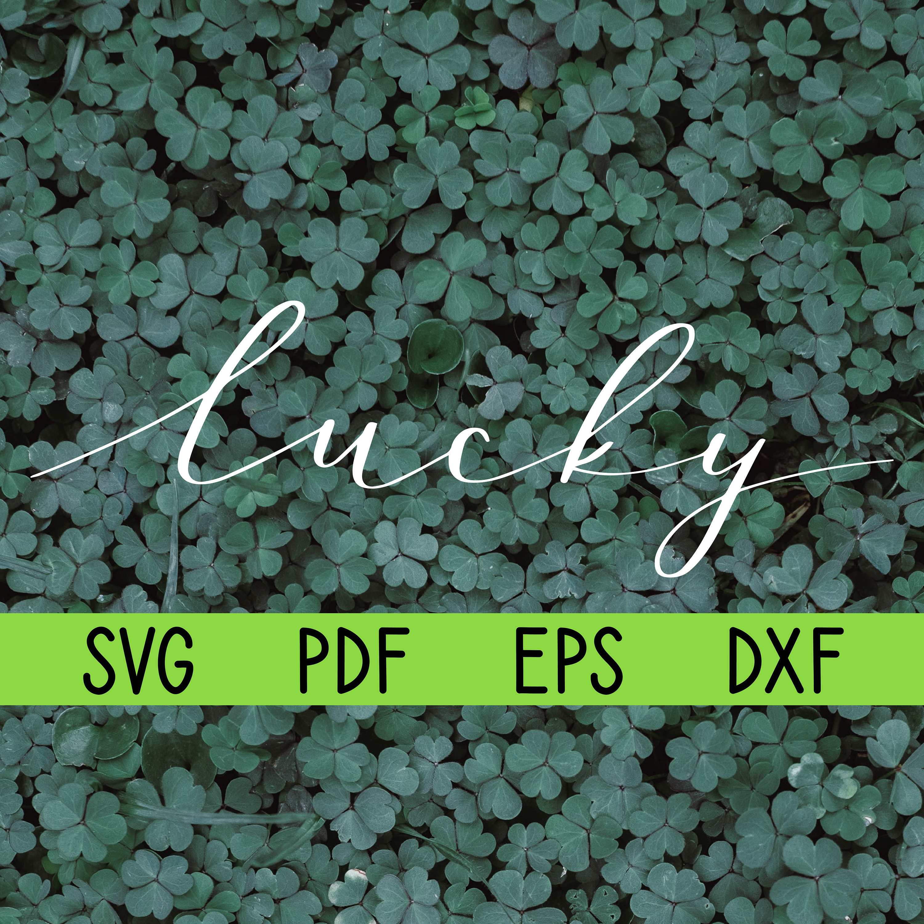 Lucky Script SVG | Digital Download | St. Patrick's Day Shirt Design ...