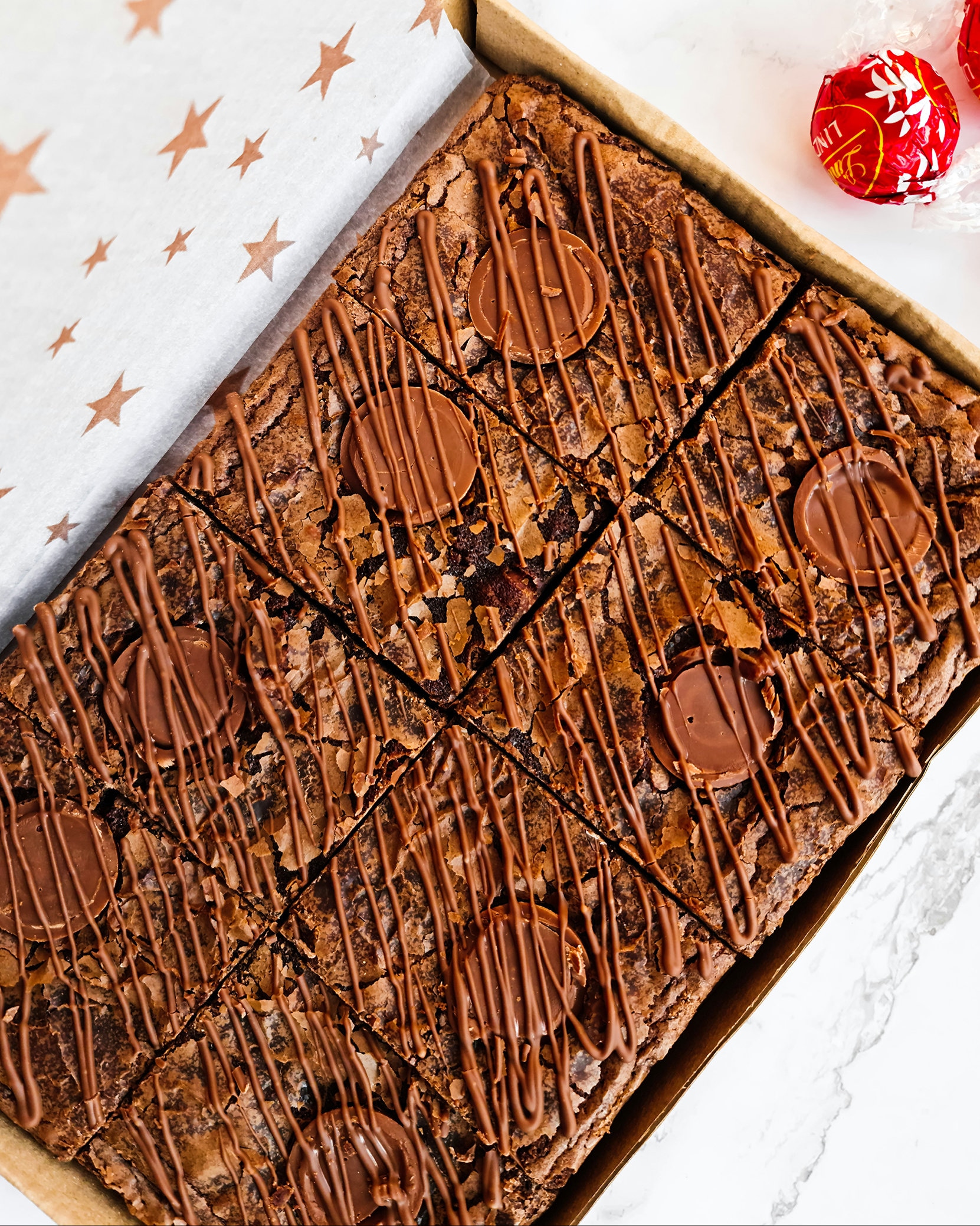 Lindt Lindor Brownie Slab Letterbox Brownies Brownies by - Etsy UK