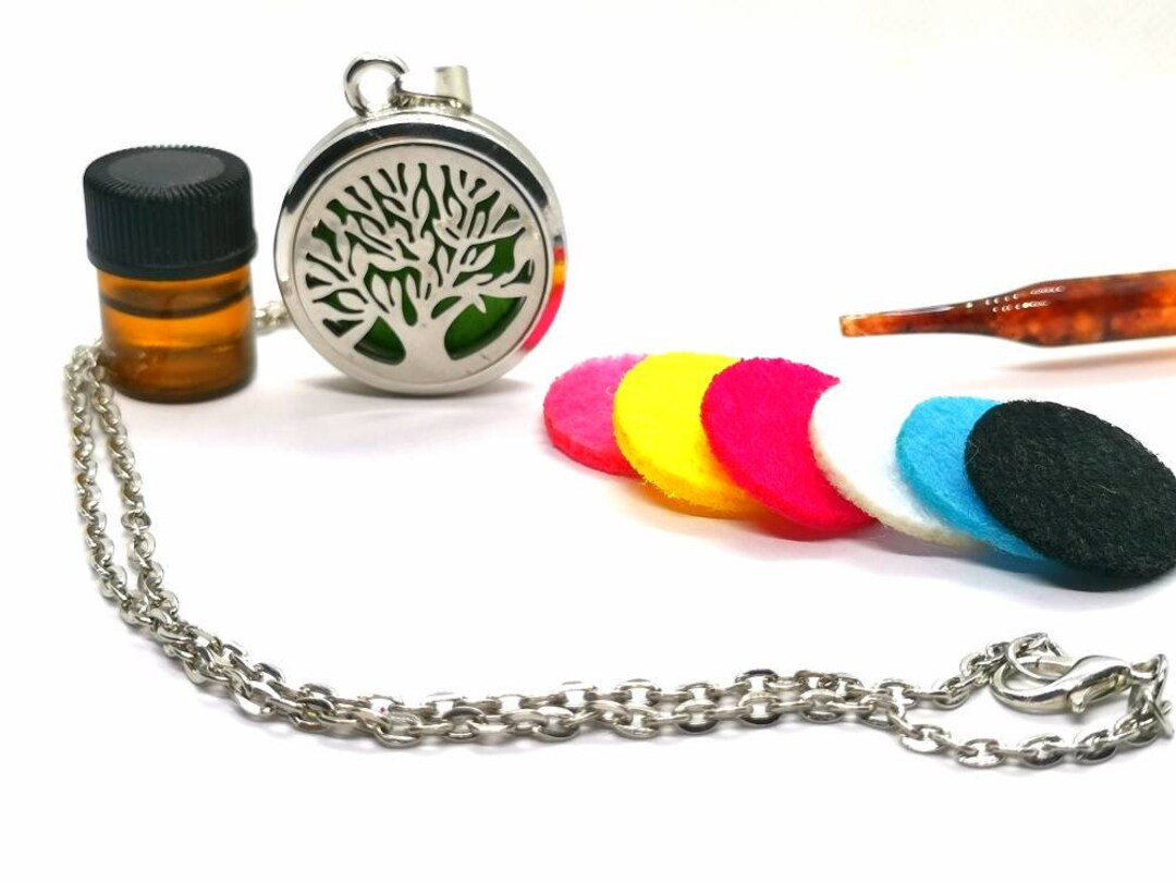 Collar difusor Collar de aromaterapia con difusor de aceite esencial ...