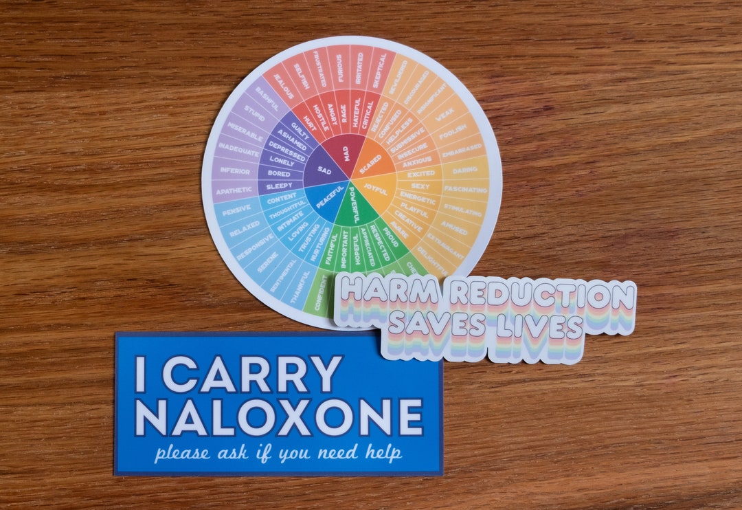 Harm Reduction / Social Work Sticker Pack Matte or Glossy Vinyl Sticker ...