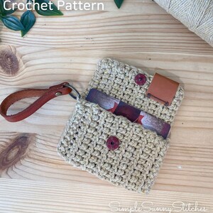 Macrame Card Case Crochet Pattern PDF File - Etsy