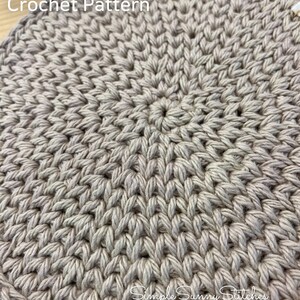 Round Trivet Crochet Pattern PDF File - Etsy