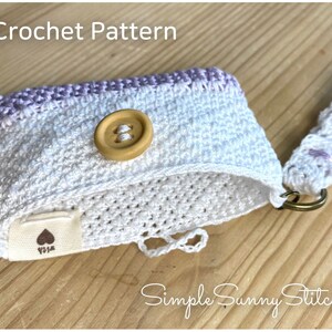 Patterned Card Case Crochet Pattern PDF File - Etsy