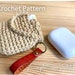 Mini Pouch Keychain Crochet Pattern (PDF File) - Etsy