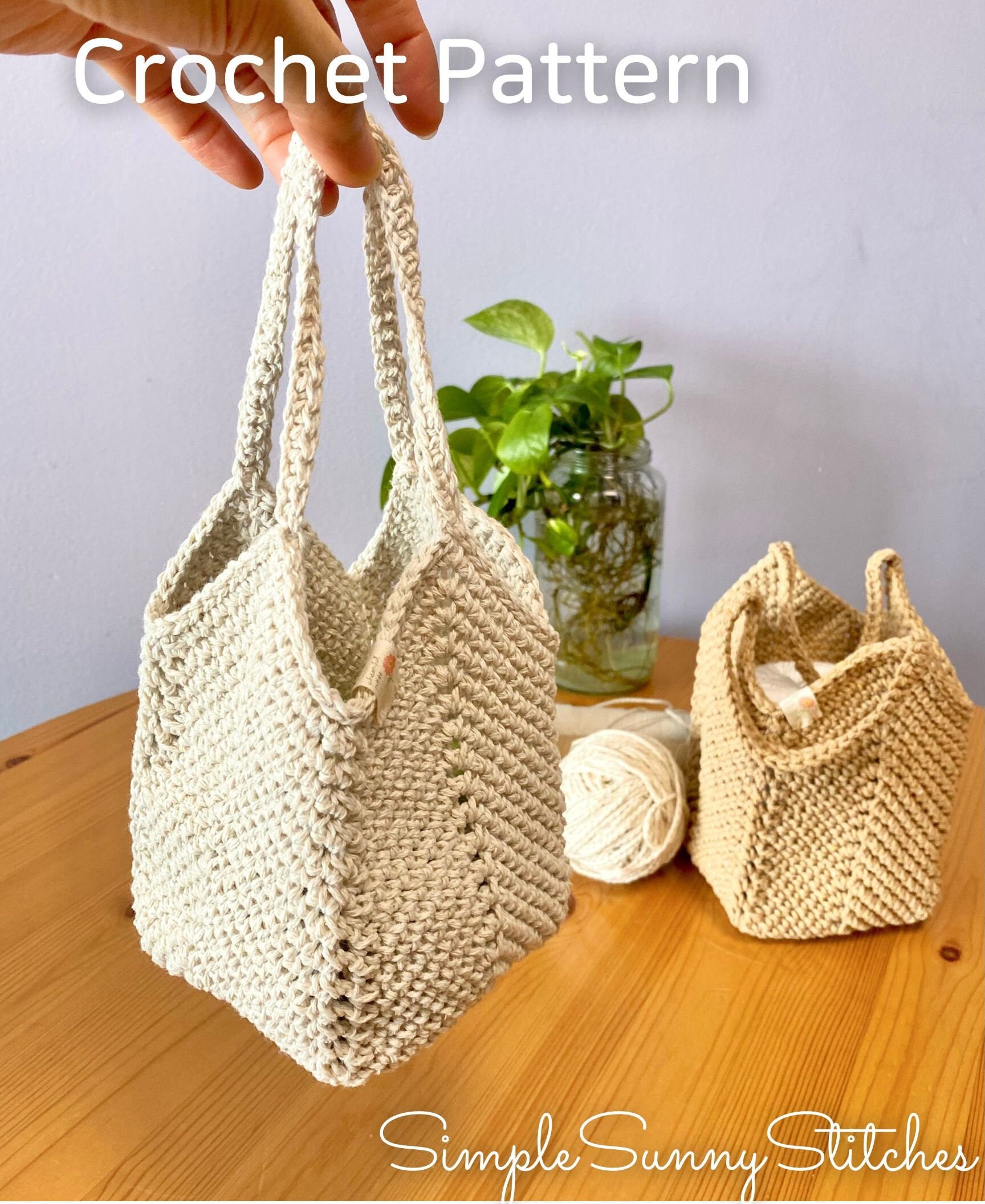 Granny Square Mini Bag Crochet Pattern PDF File - Etsy