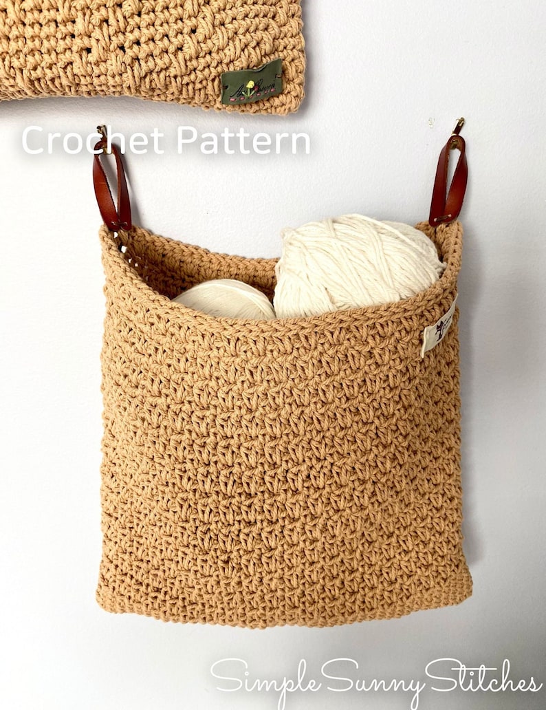 Wall Hanging Storage Bag Crochet Pattern (PDF File) - Etsy