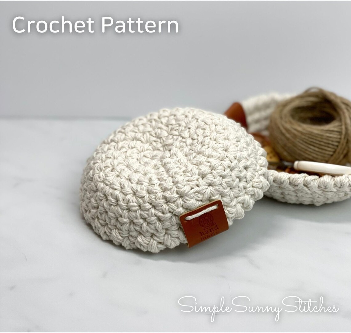 White Rustic Small Tray Crochet Pattern PDF File - Etsy Canada