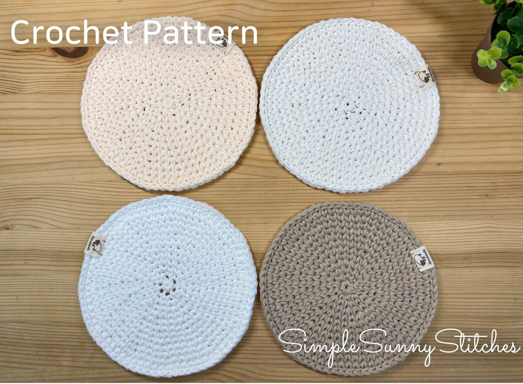 Round Trivet Crochet Pattern PDF File - Etsy