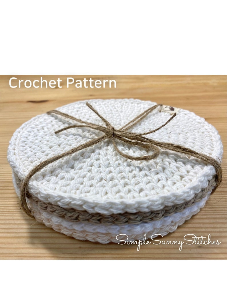 Round Trivet Crochet Pattern PDF File - Etsy