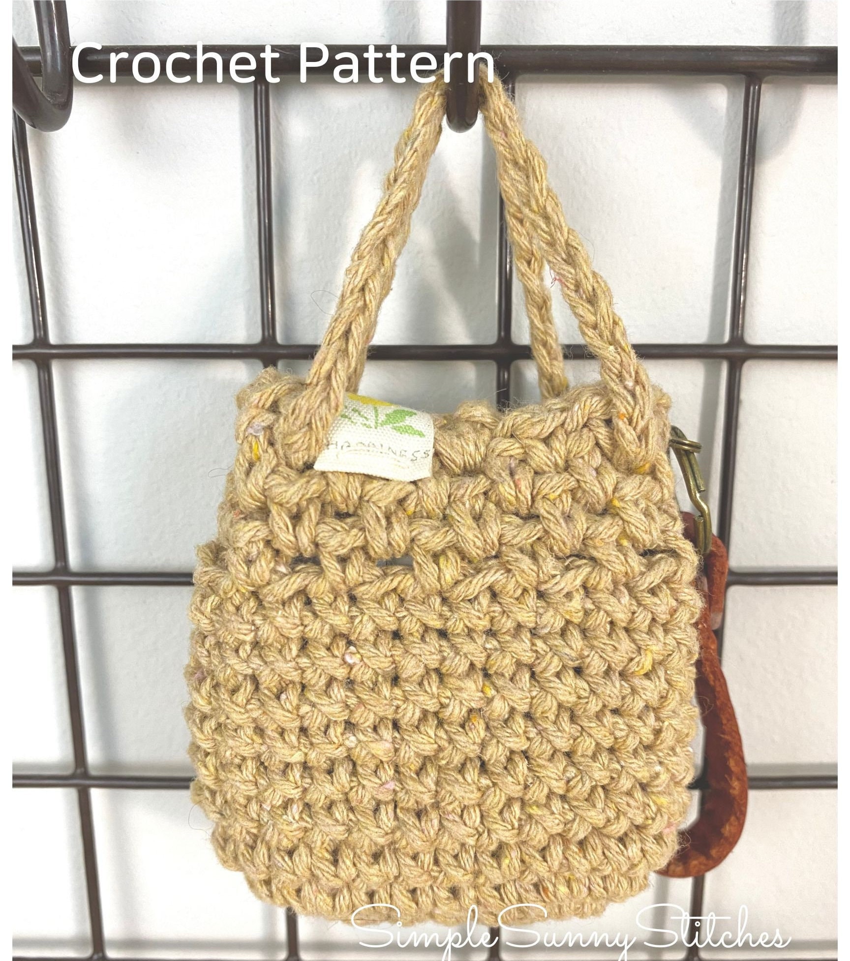 Mini Pouch Keychain Crochet Pattern (PDF File) - Etsy