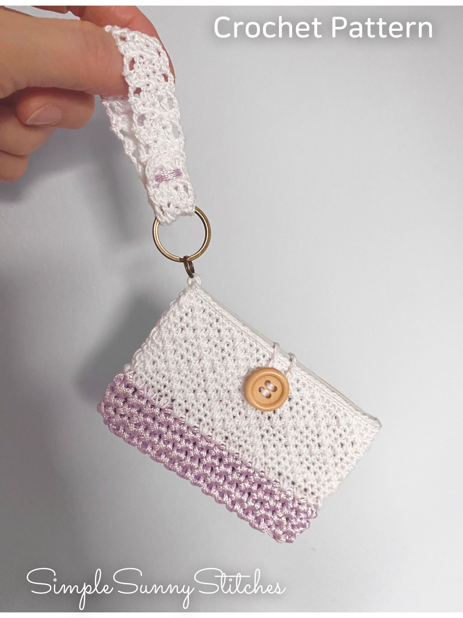 Patterned Card Case Crochet Pattern PDF File - Etsy