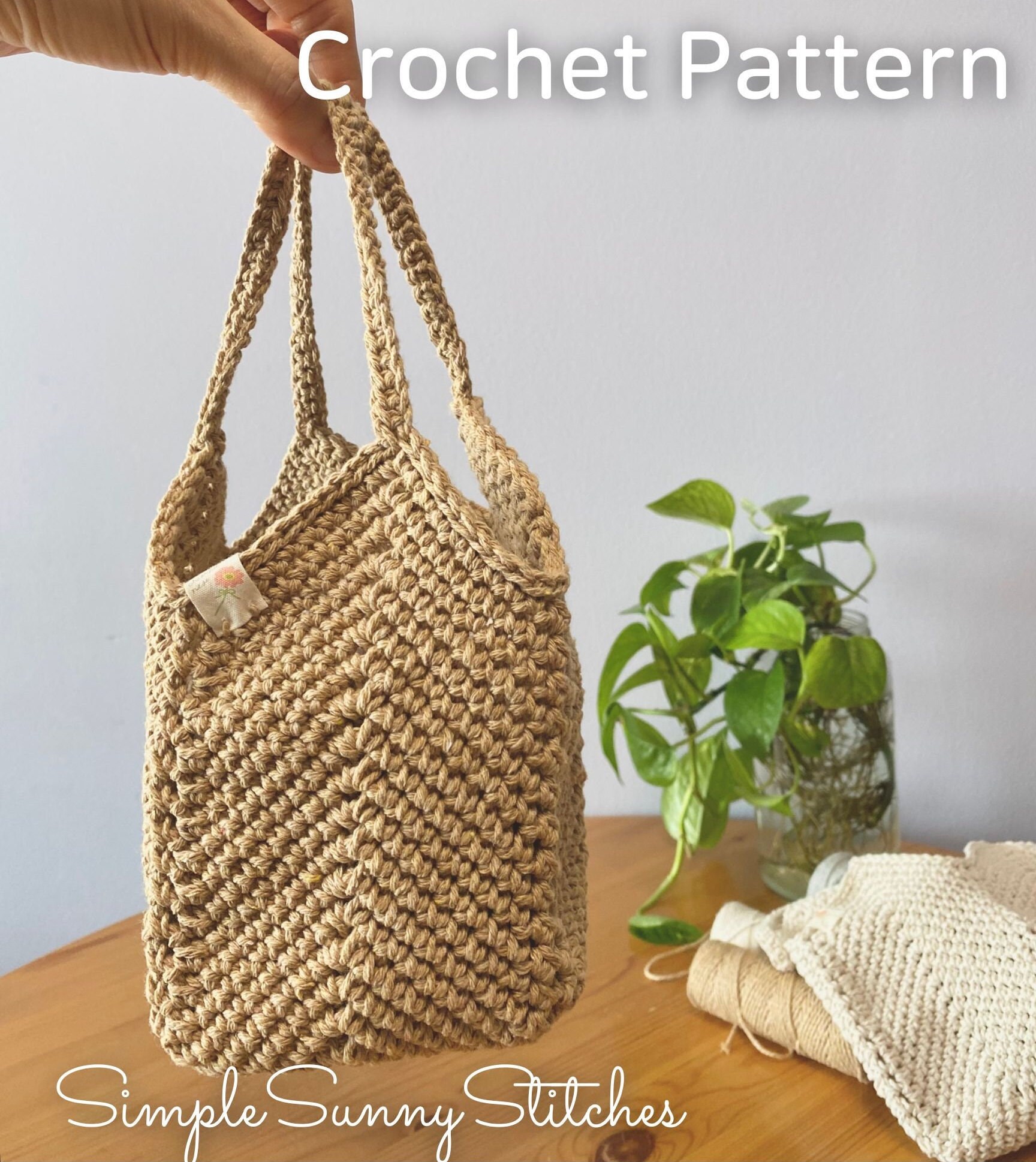 Granny Square Mini Bag Crochet Pattern PDF File - Etsy