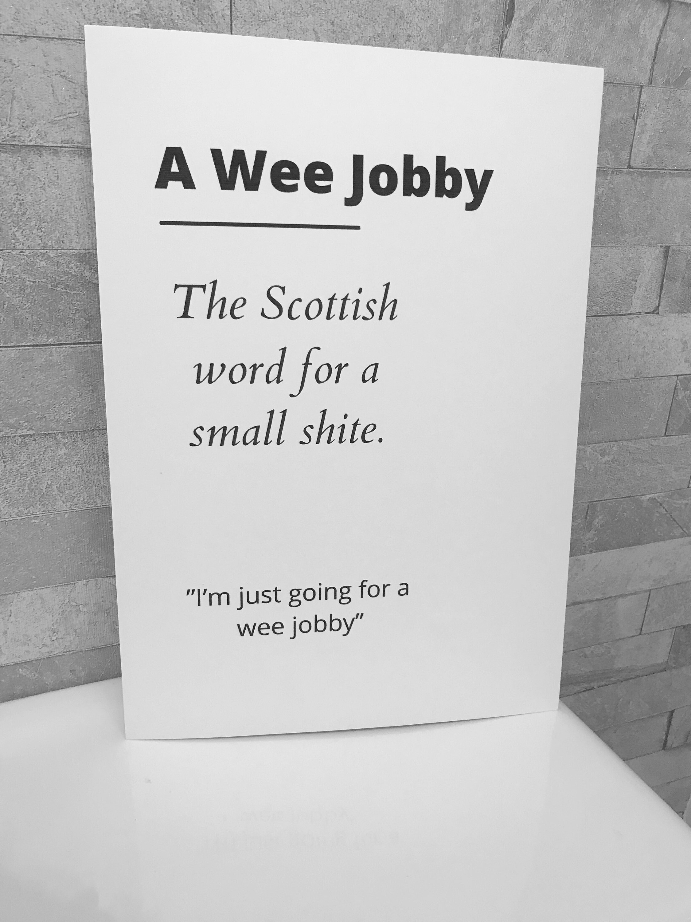 A4 Scottish Slang print jobby. | Etsy