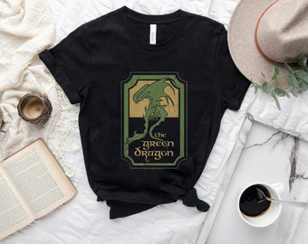 Green Dragon T Shirt | Etsy