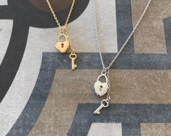 Lock and Key Jewelry - Etsy