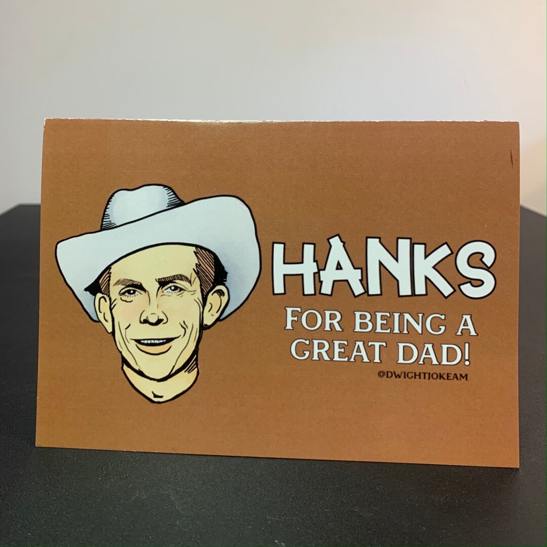Country Music Father's Day Card Dwightjokeam Happy Fathers Day! - Etsy