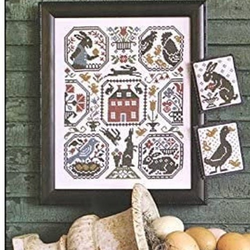 BLACKWORK ANGELS by the Prairie Schooler Counted Cross Stitch | Etsy