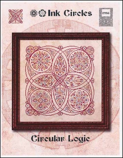 Ink Circles "circular Logic" Cross Stitch Chart/pattern - Etsy