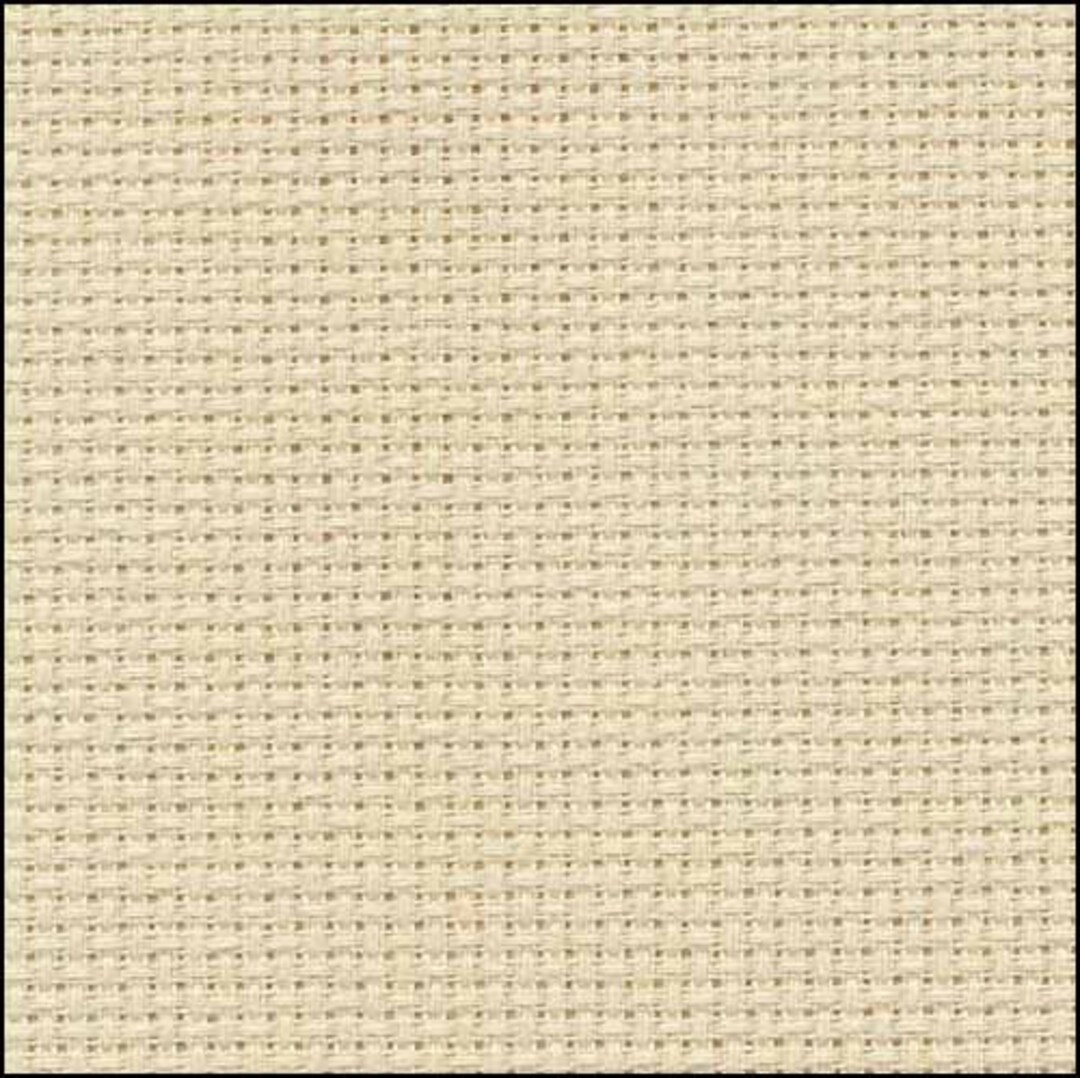 18 ct. Parchment (Sand) Aida ~ ZWEIGART ~ 18 count ~ 100% Cotton ...