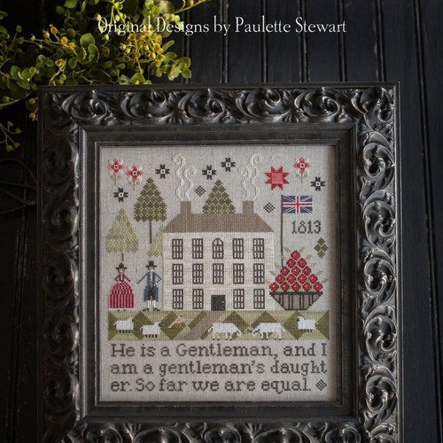 Plum Street Samplers / American Sampler / Cross Stitch Chart / - Etsy