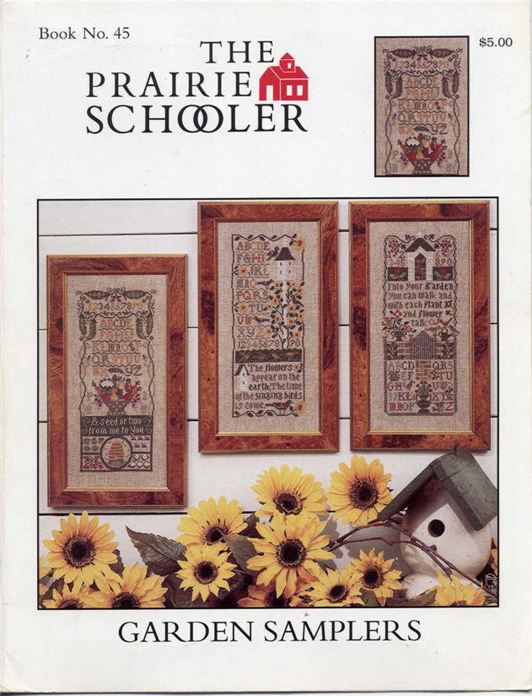 The Prairie Schooler "garden Samplers", Counted Cross Stitch Pattern ...