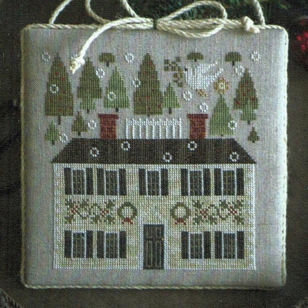 American Sampler House Cross Stitch - Etsy