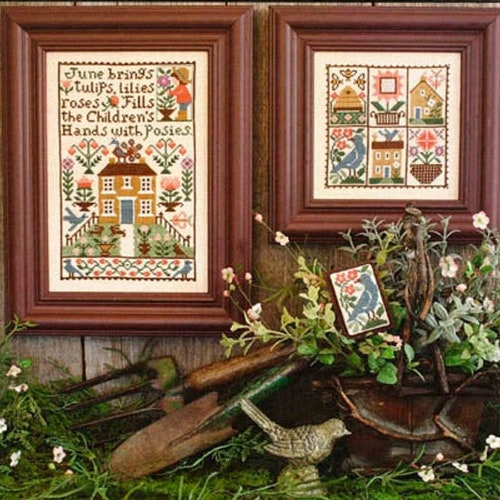 The Prairie Schooler FEBRUARY Cross Stitch Pattern Leaflet - Etsy