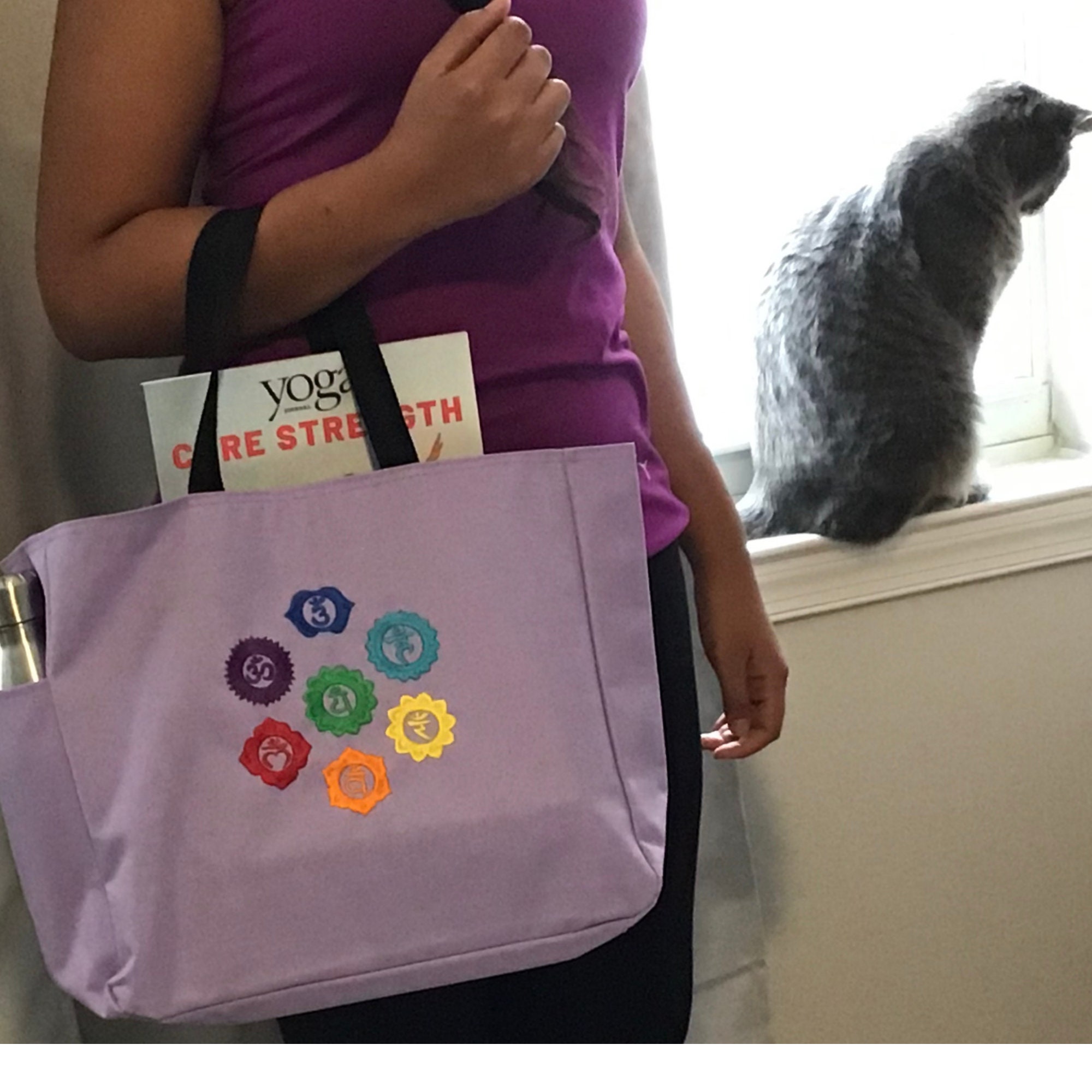 Embroidered Chakras Tote Bags - Etsy