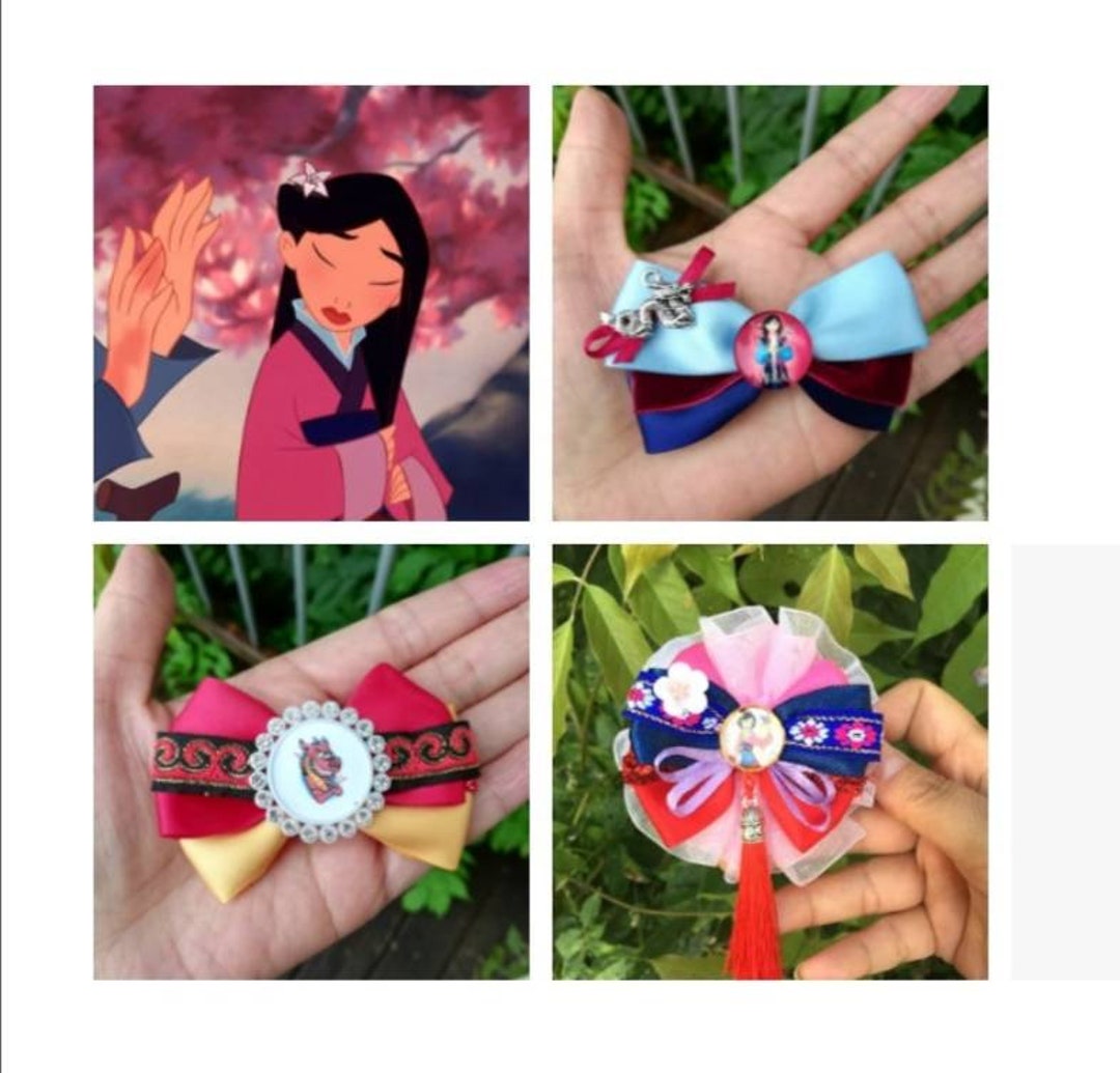 Mulan Disney Chinese Princess Mulan Christmas Tree Decoration Barrette ...