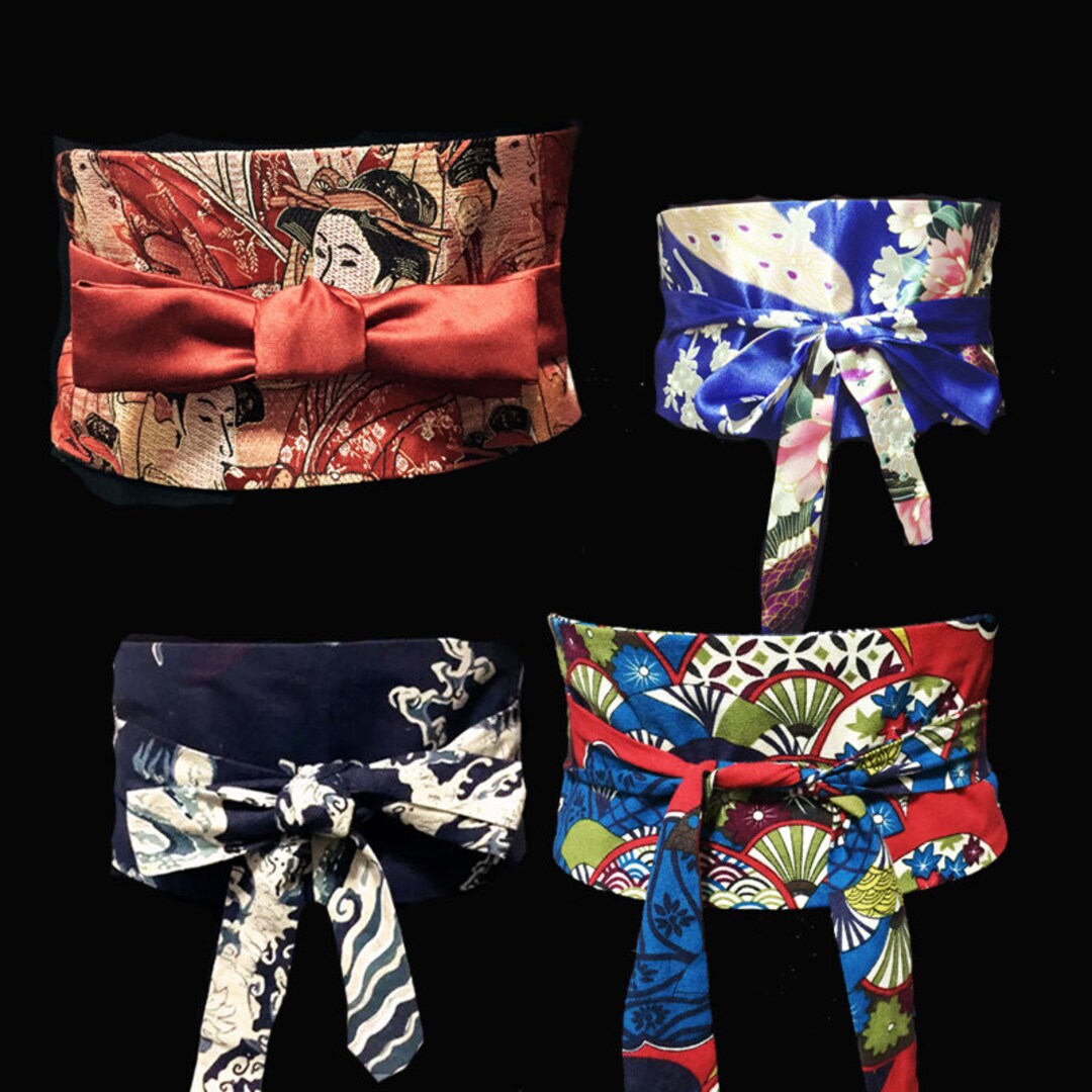 Obi Japanese Cotton Belt Obi Fashion Accessories Japanese - Etsy