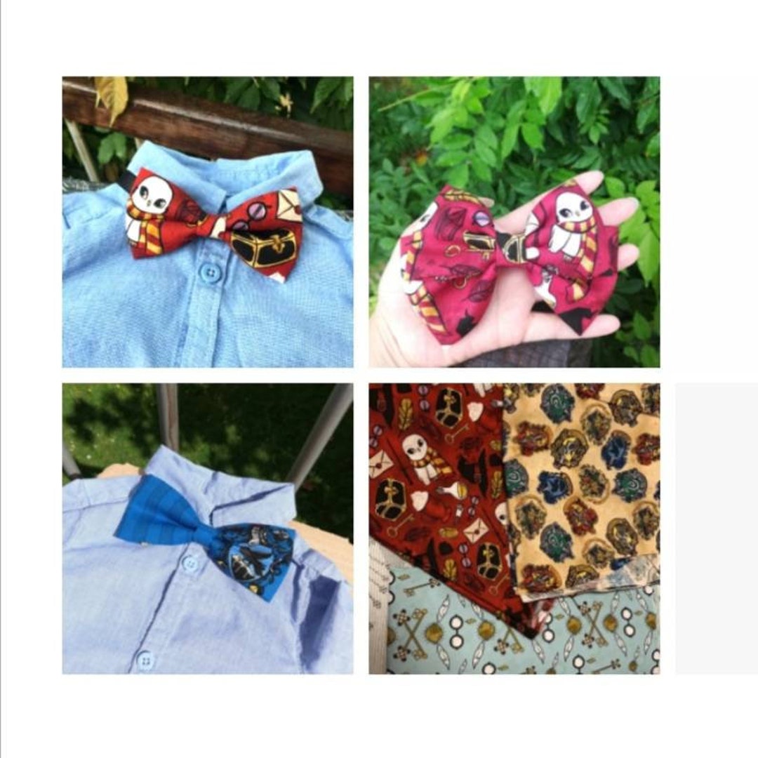 Harry Bow Men Kids Man Boy Accessories Bow Tie Wedding Gryffindor ...