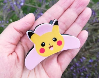 Pikachu Hair Clip - Etsy
