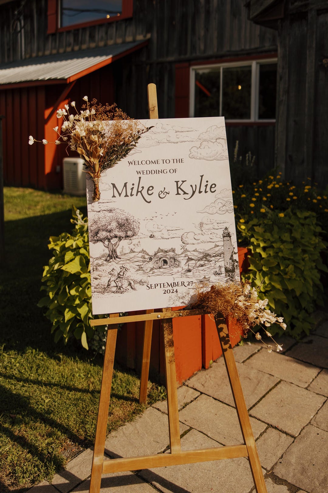 Fantasy Wedding Welcome Sign L Storybook Wedding Welcome Poster L ...