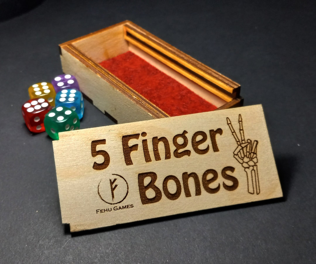 Five Finger Bones Dice Game - Etsy