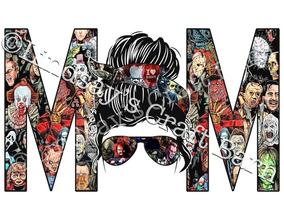 Horror Movie Character Mom Png Digital Download - Etsy