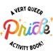 LGBTQ Puzzles & Activity Workbook Pride Coloring Pages, Word Searches ...