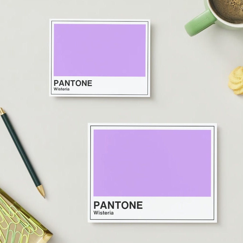 Pantone Color Swatch Postcards Blank Greeting Cards Six - Etsy