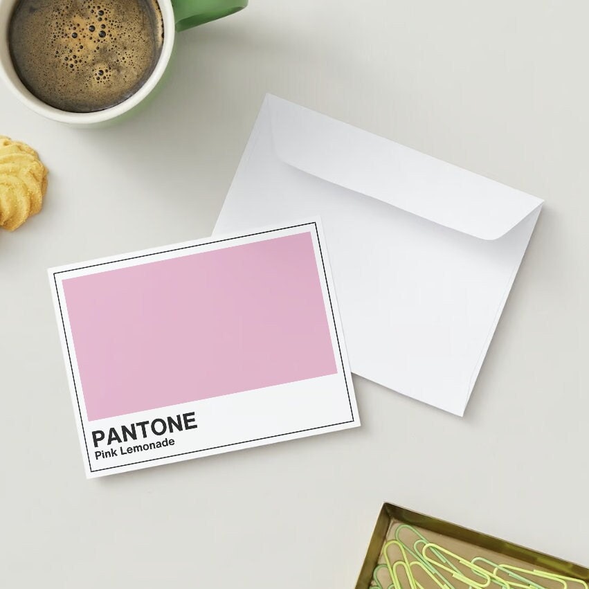 Pantone Color Swatch Postcards Blank Greeting Cards Six - Etsy