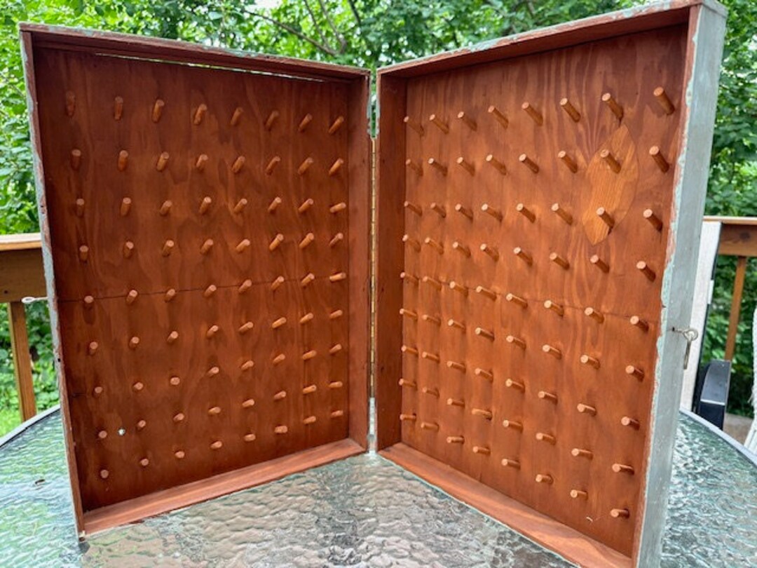 Unique Vintage Handmade Spool Holder - Etsy