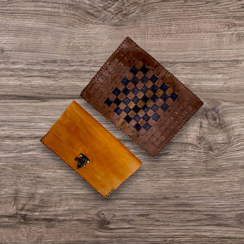 Pocket Chess Set Antique - Etsy UK