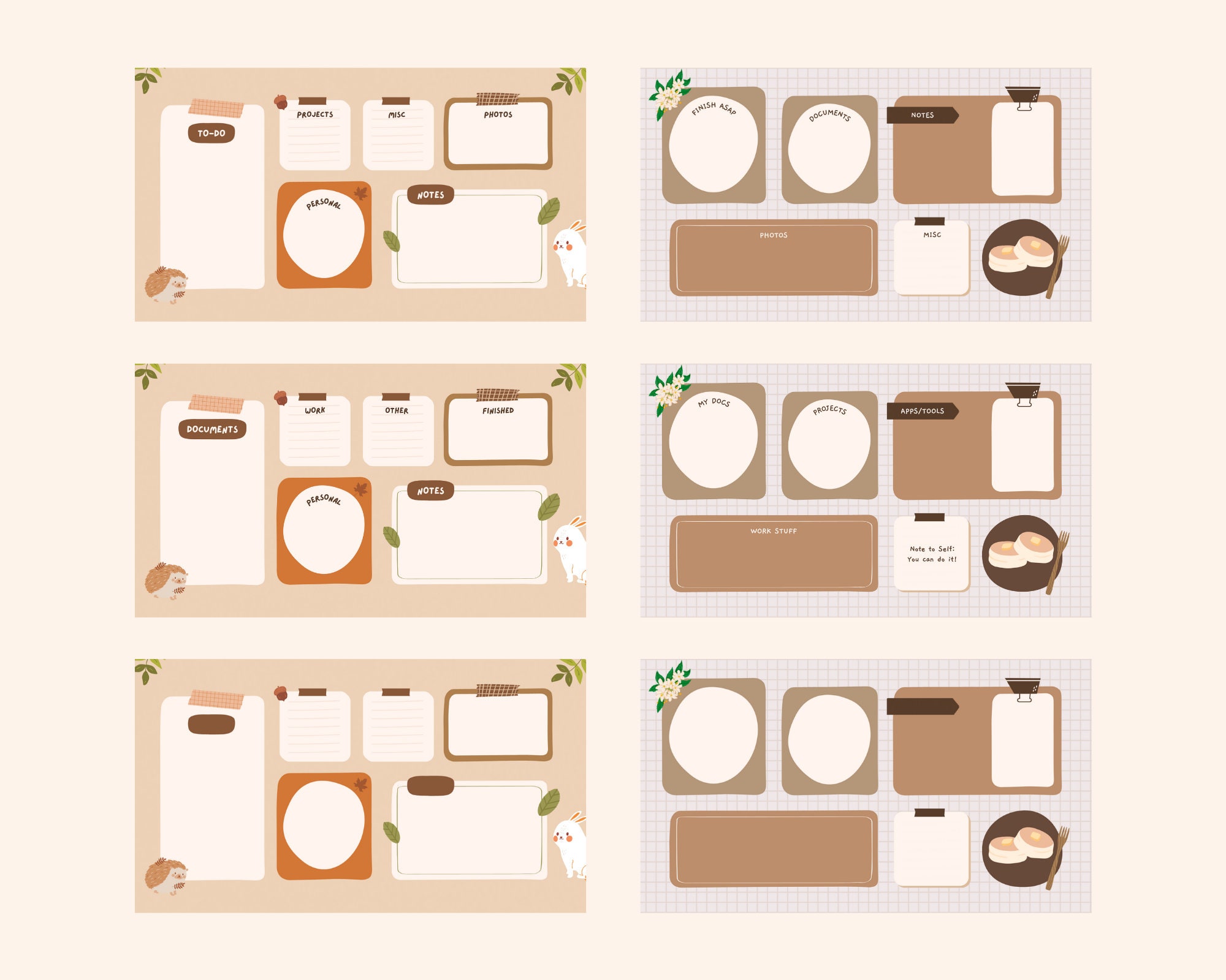 Cute Aesthetic Desktop Organizer, Desktop Wallpaper, Aesthetic ...