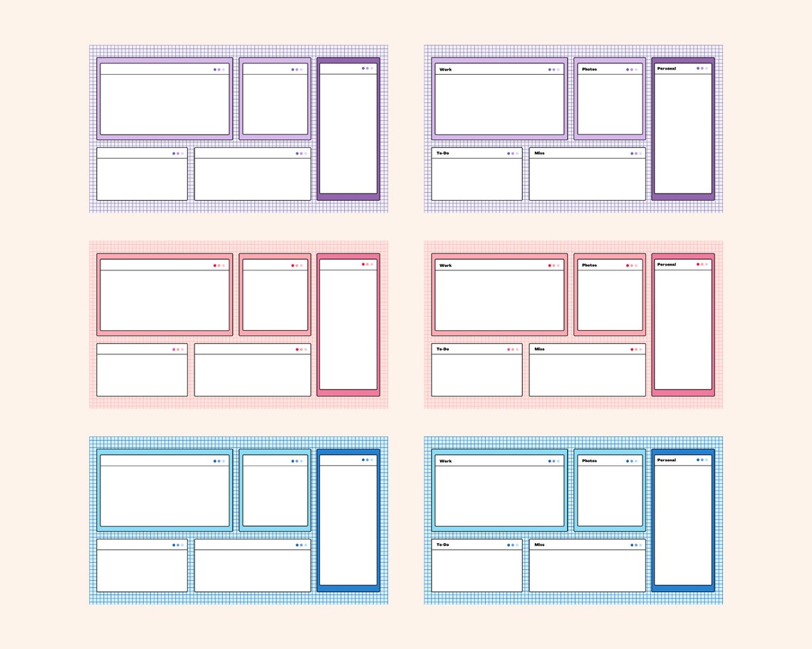 Cute Aesthetic Desktop Organizer, Desktop Wallpaper, Aesthetic ...