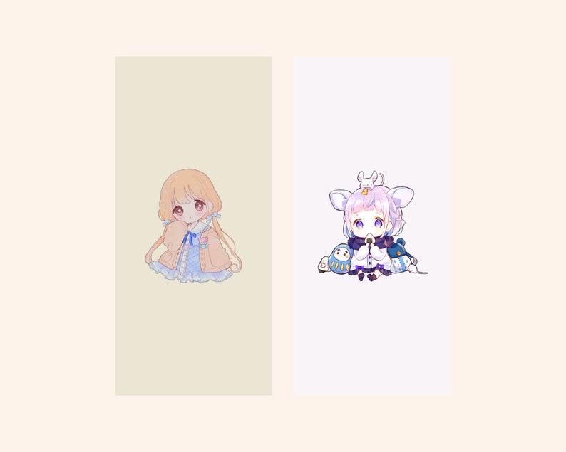 Anime Chibi Aesthetic Desktop & Phone Backgrounds, Cute Aesthetic ...
